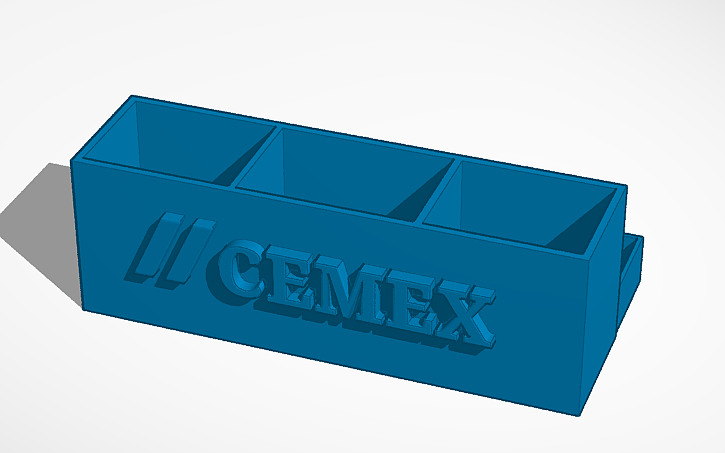 3D design desktop pen holder - Tinkercad