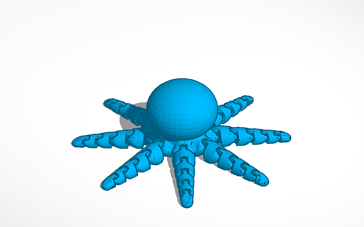 3D design articulated ball - Tinkercad