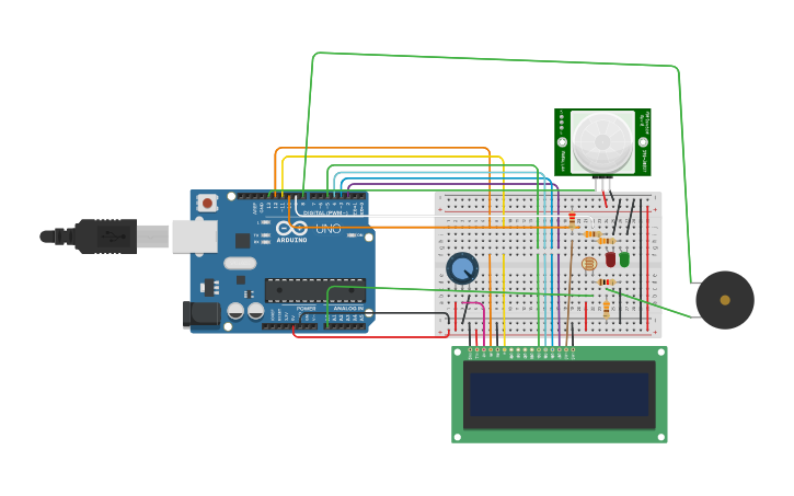 Circuit design Copy of tmp sensor integration | Tinkercad