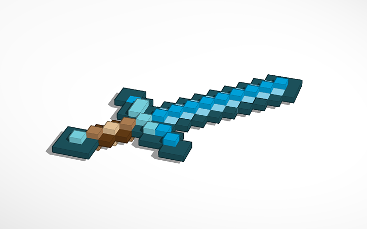 3D design 3D Diamond Sword | Tinkercad