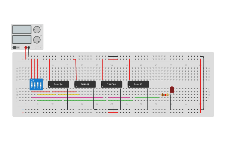Circuit design circuito 2 tarea - Tinkercad