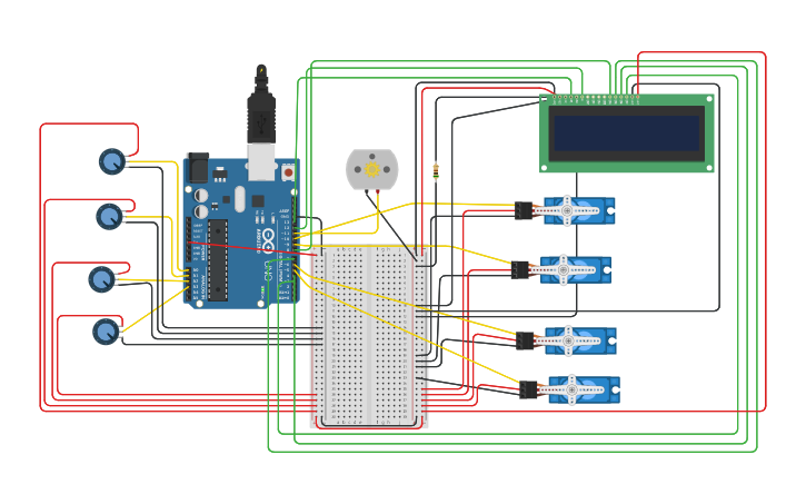Circuit design Tinkercad Project1 | Tinkercad