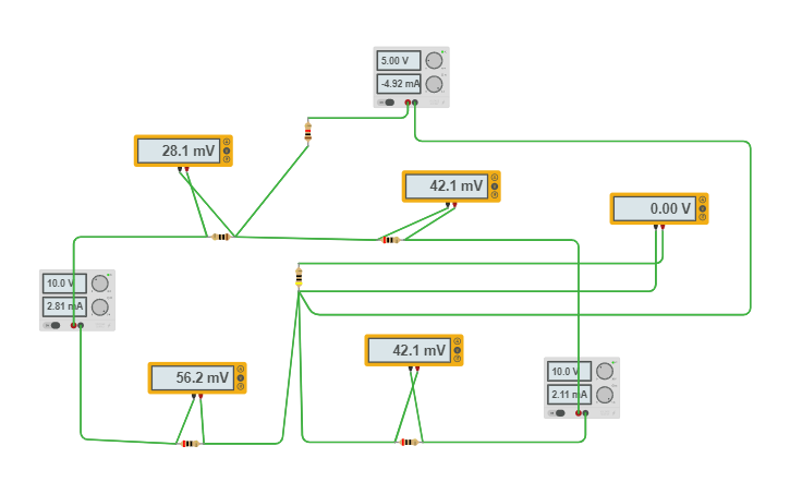 Circuit design EX04 and EX05 | Tinkercad