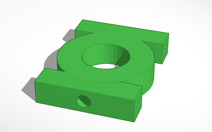 3D design Green Lantern Symbol - Tinkercad