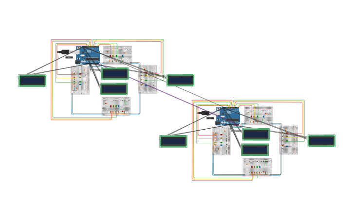 Circuit design Copy of Emergency traffic light system - Tinkercad