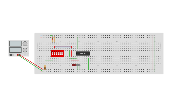 Circuit design and gate | Tinkercad
