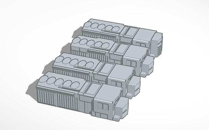 3D design Trackmaster SD45 shell - Tinkercad