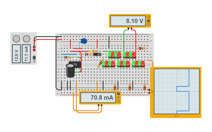 Circuit design Arvore de Natal | Tinkercad