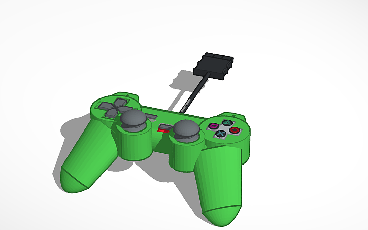 3D design PlayStation2 Controller | Tinkercad