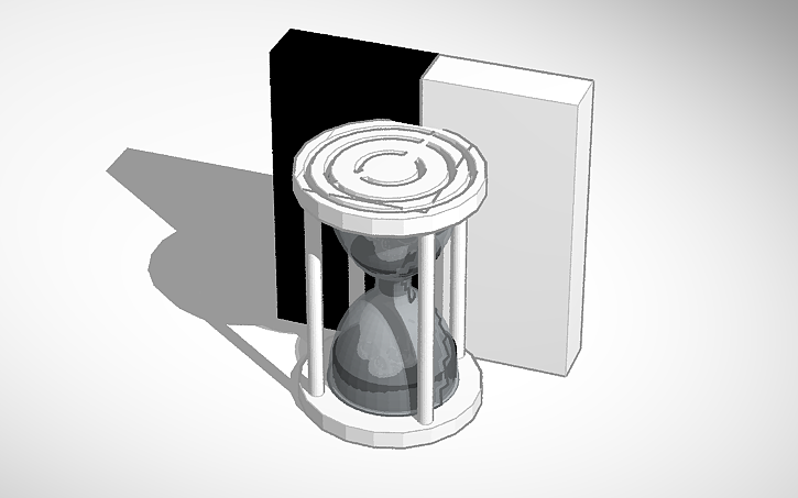 3D design Unus Annus hourglass - Tinkercad