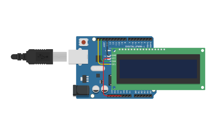 Circuit Design Lcdi2c Tinkercad