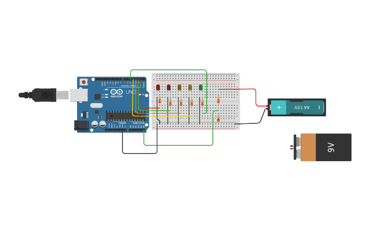 Circuit Design Battery Testing With Arduino Max 6v Tinkercad