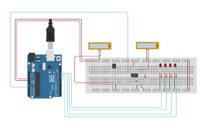Circuit design Assignment 4 - Tinkercad