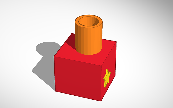 3D design Pencil Topper - Tinkercad
