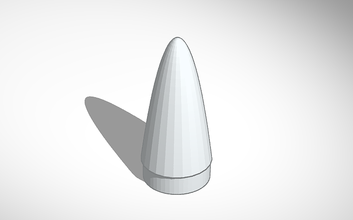 3D design Rocket Nose Mark I - Tinkercad