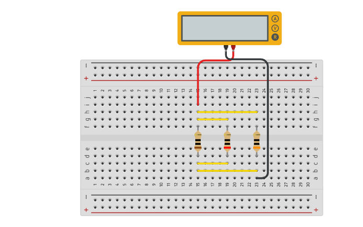Circuit Design Lab Work 2a Parallel Circuit Resistance Tinkercad