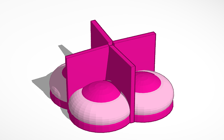 3D design 4 seated chair for students | Tinkercad