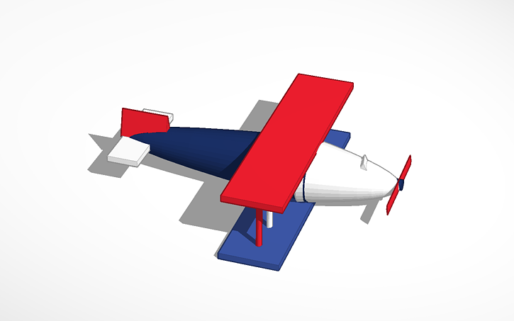 3D design plane | Tinkercad