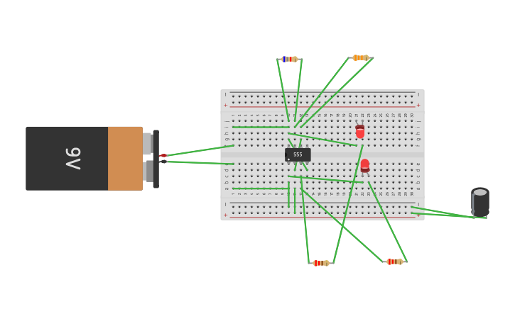 Circuit design Parker Railroad - Tinkercad