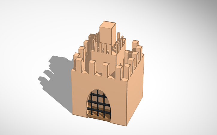 3D design castle | Tinkercad