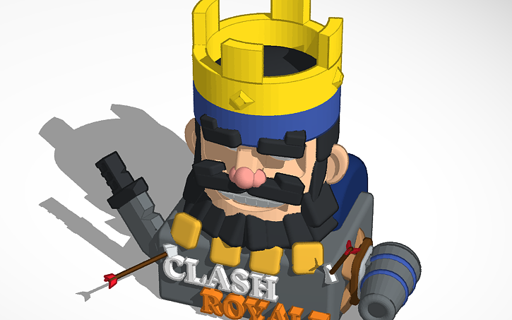 3D design Clash Royale - Tinkercad
