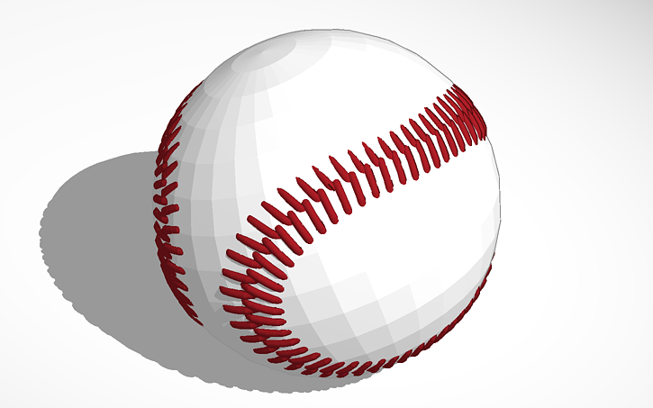 3D design Baseball - Tinkercad