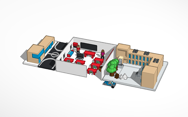 3D design School Time - Tinkercad