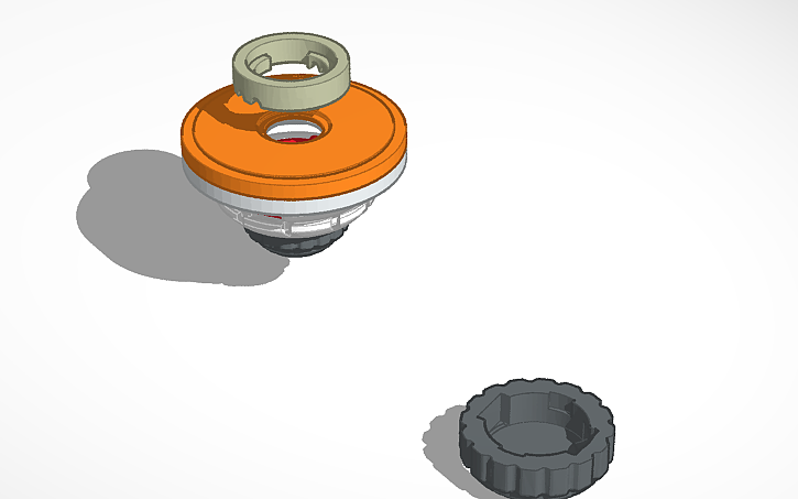 3D design beyblade legends - Tinkercad