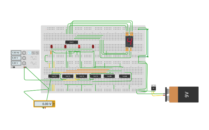 Circuit design 14/01.01 | Tinkercad