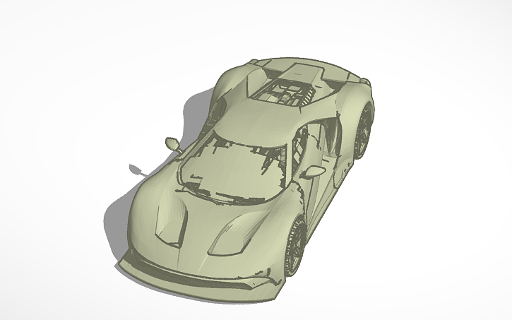 3D design GTA-5 car - Tinkercad