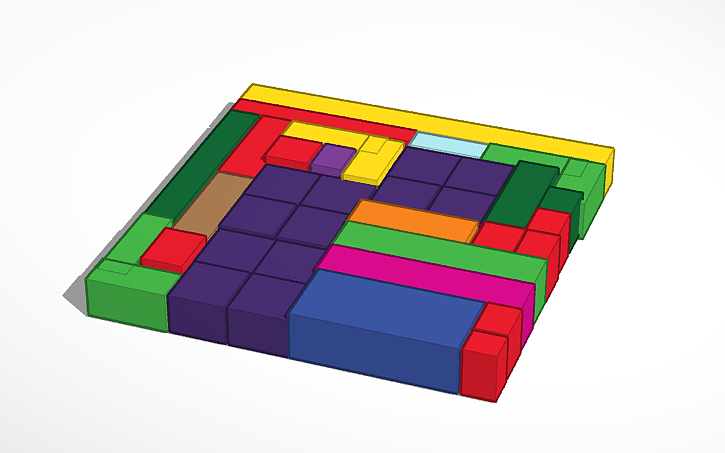 3D design Tetris Design For Class | Tinkercad