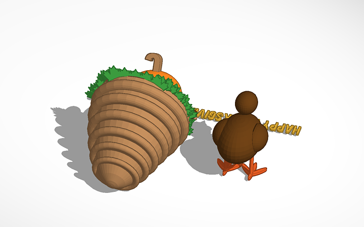 3D design #thanksgiving - Tinkercad