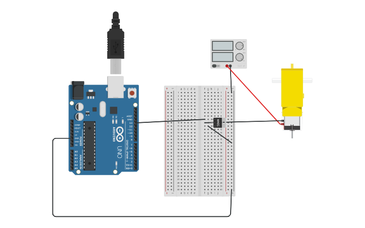 Circuit Design Mosfet Tinkercad