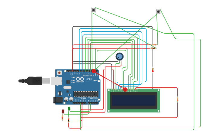 Circuit Design External Interrupt Tinkercad