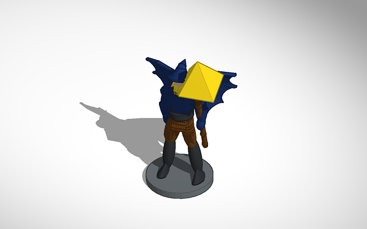 3D design D&D - Wizard - Tinkercad