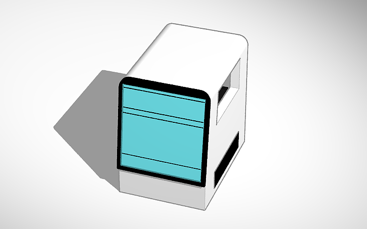 3D design open unit - Tinkercad