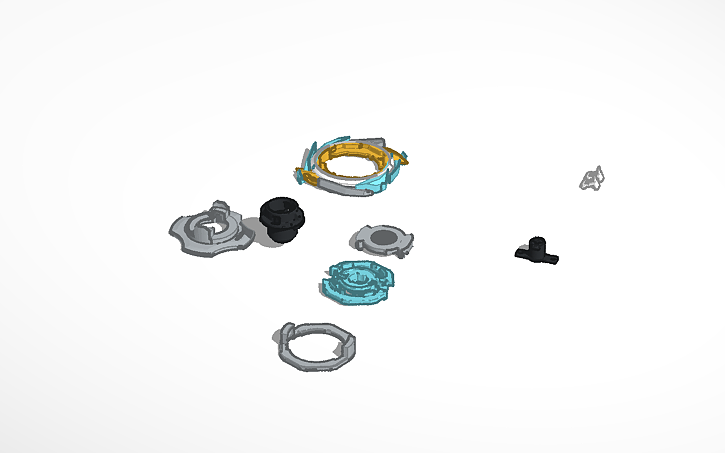 3D design Solar Zephyr(beyblade burst DB) - Tinkercad