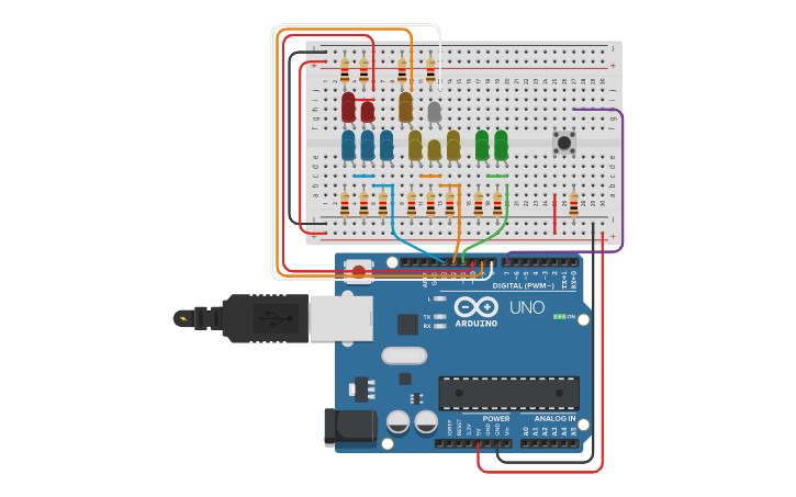 Circuit design Random - Tinkercad