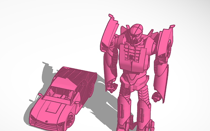 3D design transformers: powerstrike - Tinkercad