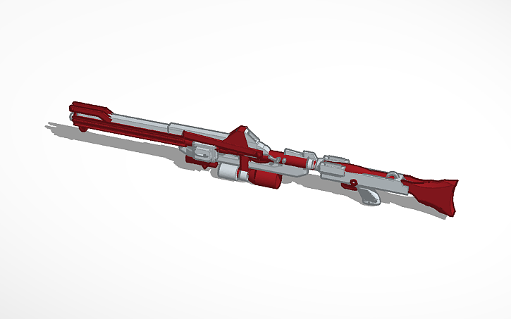 3D design star wars dc15le heavy blaster | Tinkercad
