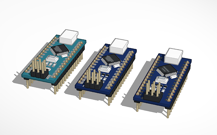 3D design Arduino Nano - Tinkercad