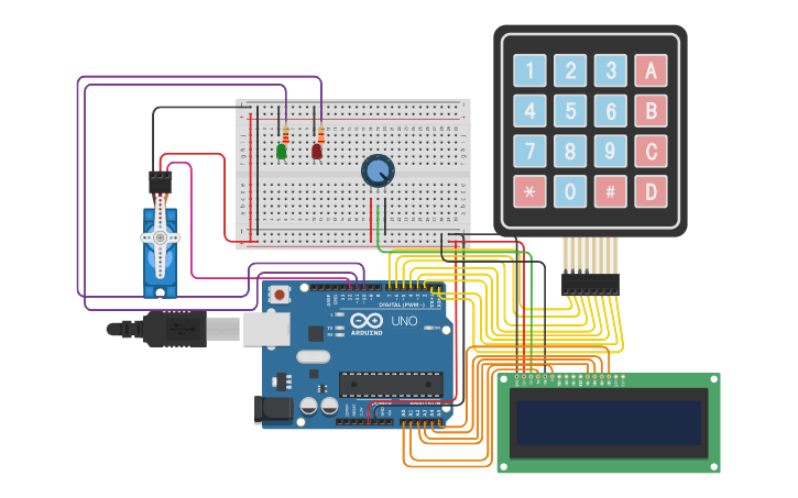 Circuit design PROYECTO - Tinkercad