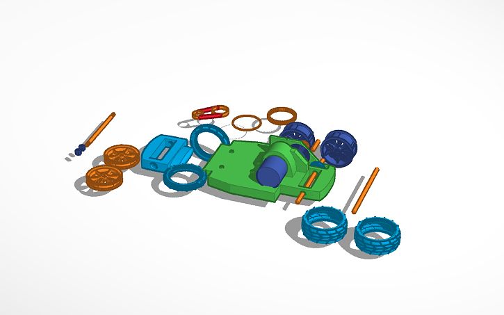 3d Design Electric Vehicle Tinkercad