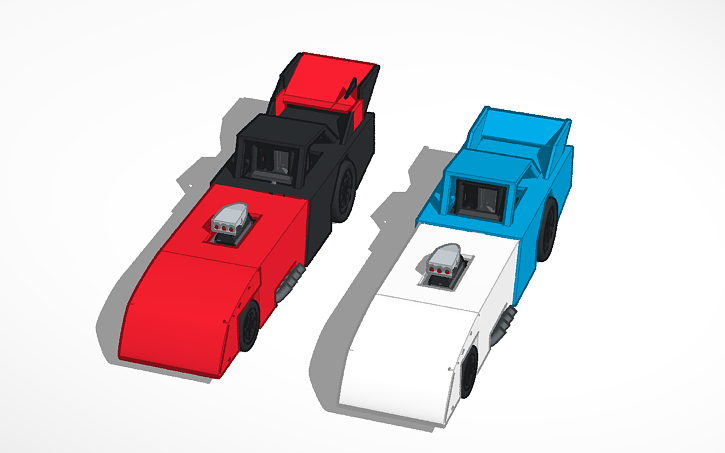 3D design funny car - Tinkercad