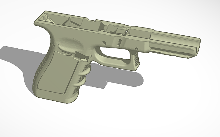 3D design glock 17 frame (by Not C0mputing) - Tinkercad
