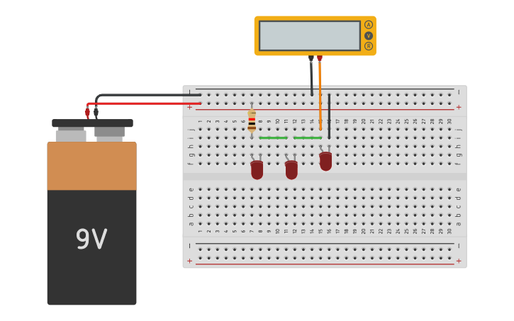 Circuit design Lab 1-Task 4 - Tinkercad