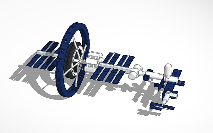 3D design space station - Tinkercad