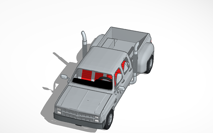 3D design 86 chevy square body dually - Tinkercad