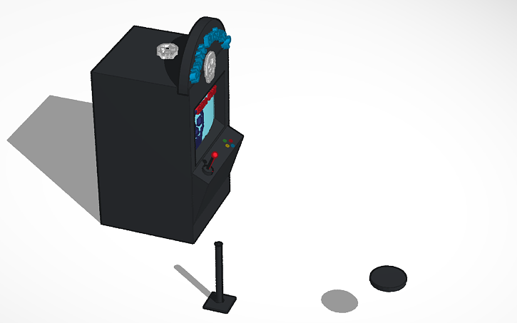 3d Design Arcade Machine Tinkercad 