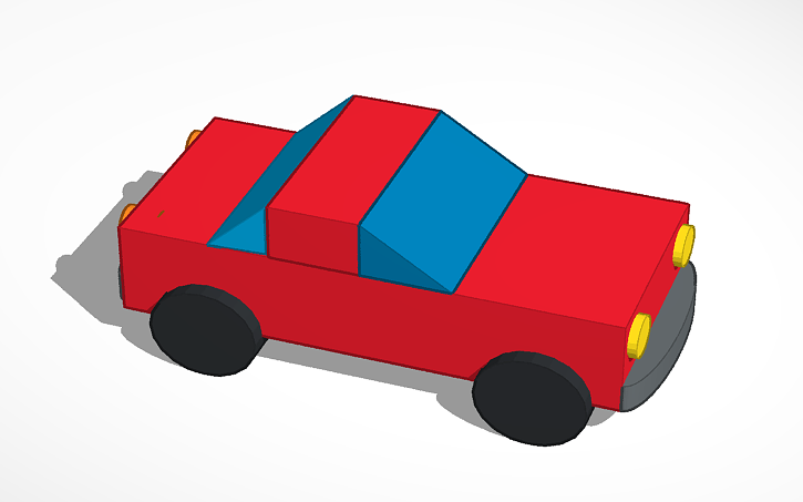 3d Design Carro Tinkercad 